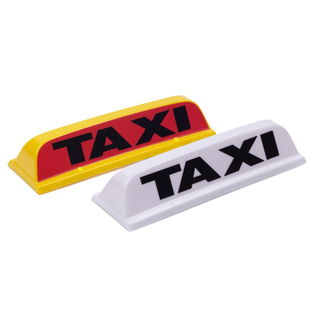 MOGO New Standard 18" Taxi Roof Sign In White Or Yellow – MOGO UK