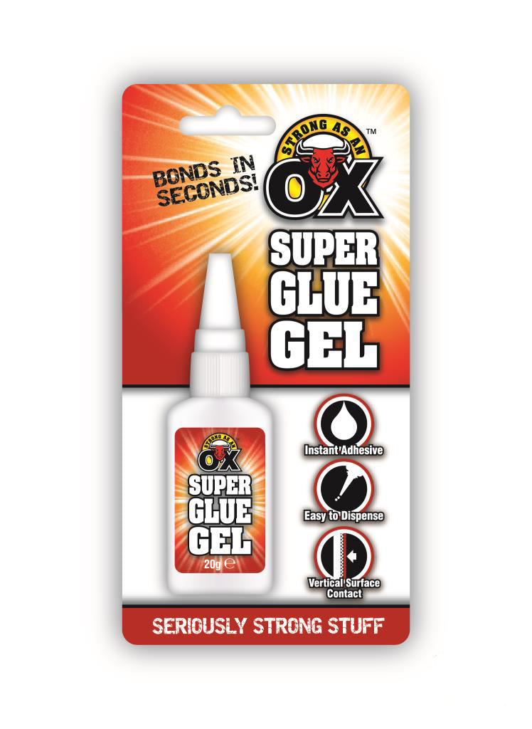 Strong As An Ox Super Glue Gel – 20g – MOGO UK