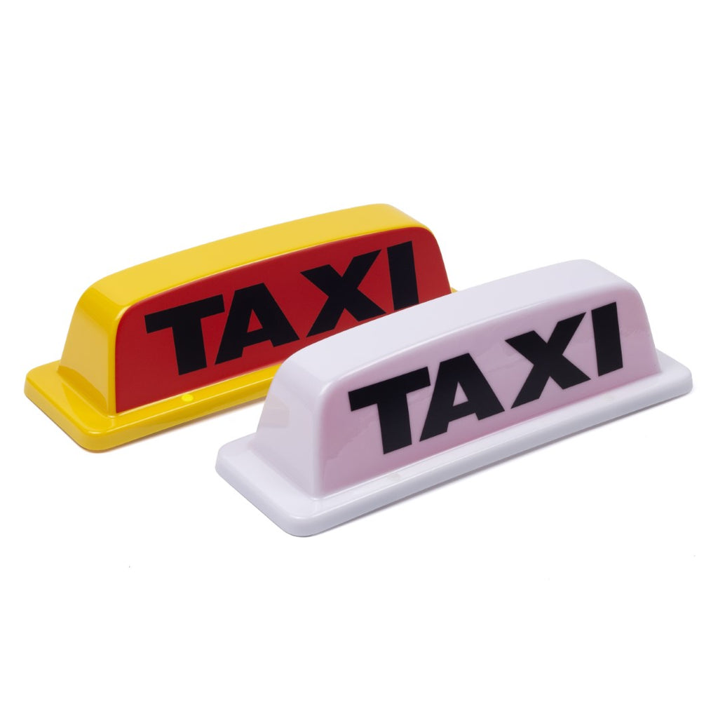 Standard 18" Taxi Roof Sign In White Or Yellow – MOGO UK